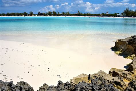 Pristine White Beach At Half Moon Cay The Bahamas Encircle Photos