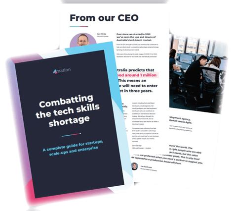 How To Combat The Tech Skills Shortage In Australia 4mation