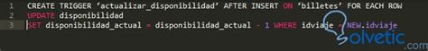 Crear Y Eliminar Disparadores O Triggers En MySQL Solvetic