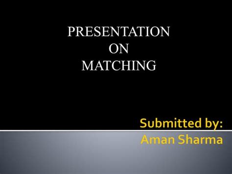 matching graph theory pptx maps and navigation
