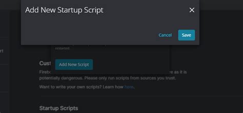 Bug Custom Scripts Dialog Is Bugged · Issue 1531 · Crowbartoolsfirebot · Github