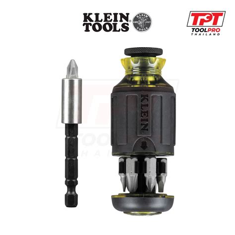 Klein Tools ไขควง 8 In 1 Adjustable Length Stubby Screwdriver 32308