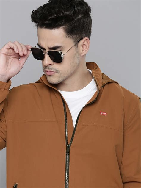 Buy Levis Men Solid Sporty Jacket With Detachable Hood Jackets For