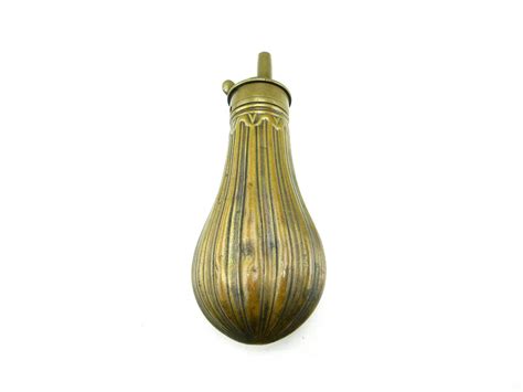 Antique Brass Powder Flask