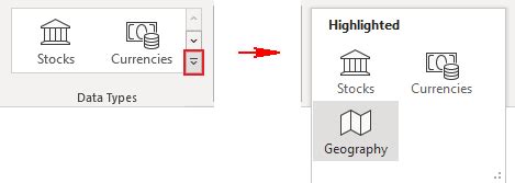 How To View Geography Information In Excel Microsoft Excel 365