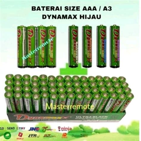 Jual Baterai Dynamax Hijau Aaa A3 Baterai Kecil Isi 2 Pcs Sudah Sni