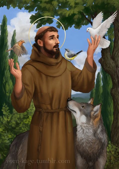 St Francis Of Assisi Yoru Kage On Artstation At