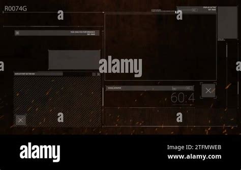Animation Of Data Processing And Red Spots On Black Background Social Media And Communication