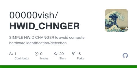 GitHub 00000vish HWID CHNGER SIMPLE HWID CHANGER To Avoid Computer Hardware Identification