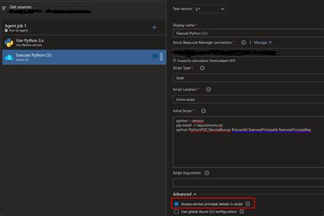 How Can I Run A Python Script In Azure Devops With Azure Resource