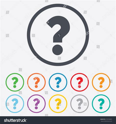 Question Mark Circle Symbol Photos Images And Pictures Shutterstock