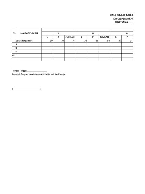 Form Data Siswa Pdf