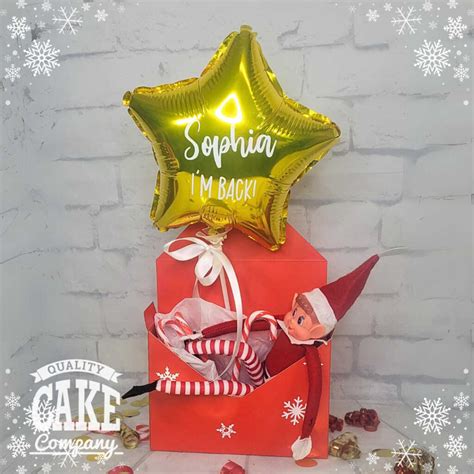 Christmas Naughty Elf Arrival Balloons Quality Cake Company