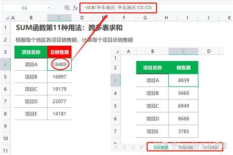 sum函数超实用的13种经典用法 知乎