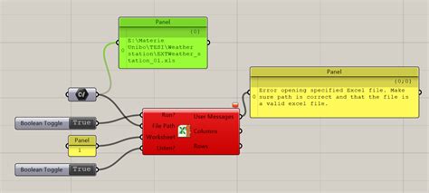 Read Excel File In Grasshopper Grasshopper Mcneel Forum