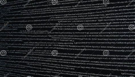 Black Background Hacker Code Stock Image Image Of Coding Technology