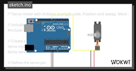 Servo Wokwi Esp32 Stm32 Arduino Simulator