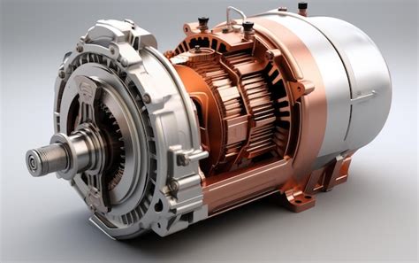 Premium Ai Image Innovative Rotational Dynamics Realistic Image Showcase Of A Hysteresis Motor