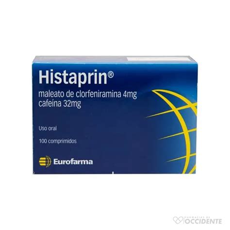 Histaprin Comprimidos X 1 Caja 100 Unidades Farmacias De Occidente