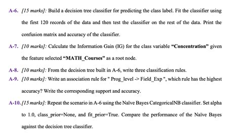 Solved Problem A Marks Solve All The Questions Using Chegg Com