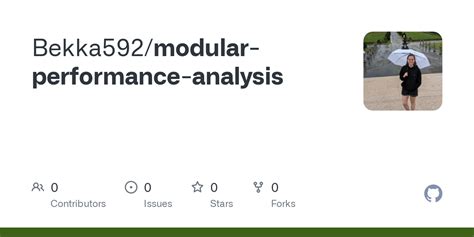 Github Bekka592modular Performance Analysis