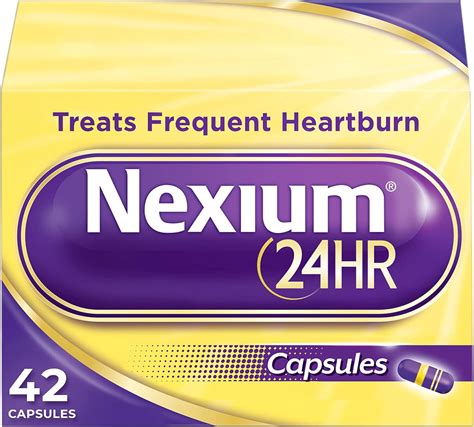 Nexium Cápsulas Para Acidez Estomacal Con Alivio 24 H 14 Unidades