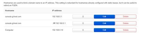 using hostnames in whole network technical support for routers glet