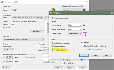 Solved Pdf Bookamarks Via Publish Using Page Setup Override