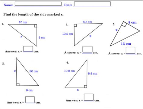 The Best Pythagorean Theorem Worksheets To Help Your Students Excel