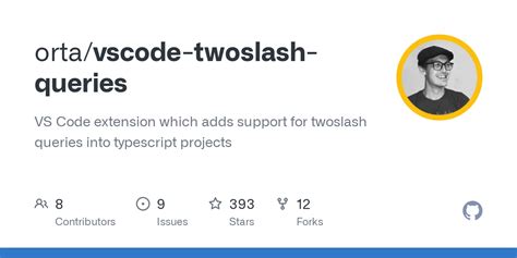 Github Ortavscode Twoslash Queries Vs Code Extension Which Adds
