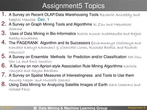 Ppt Assignment5 Topics Powerpoint Presentation Free Download Id 2511980