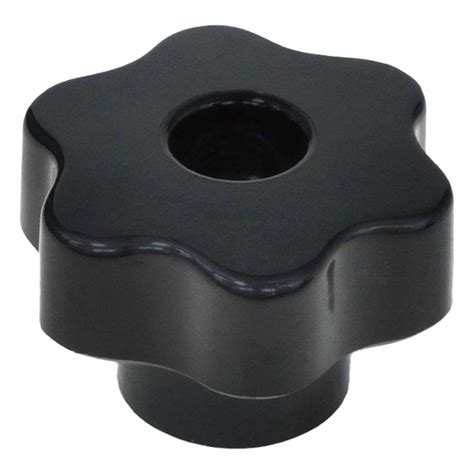 Jw Winco 6 Point Plastic W Brass Thread Hand Knobs Six Lobed Knobs
