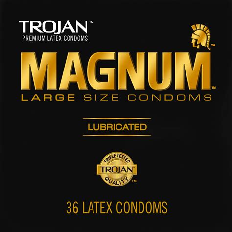 Trojan Magnum Large Size Condoms For Comfort And Sensitivity 36 Count