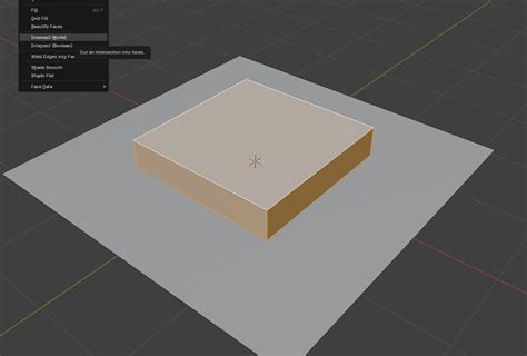 Knife Tool Intersect Coplanar Faces Of The Same Object Blender Stack Exchange