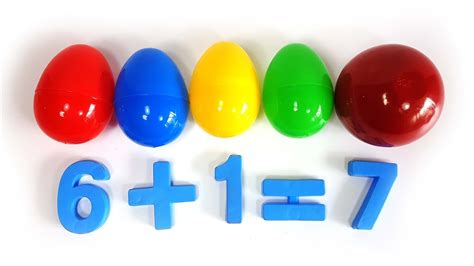캡슐 에그 장난감으로 재미있고 신나는 영어 숫자 더하기 덧셈 놀이 동영상 Youtube