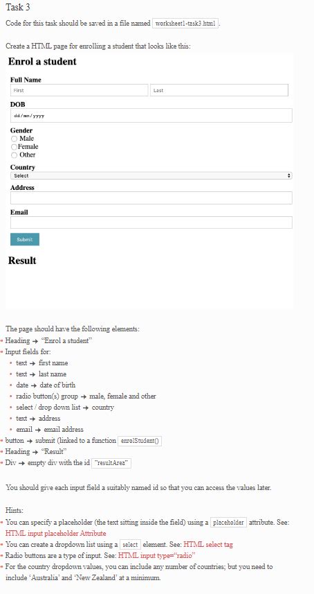 Solved Task 3 Code For This Task Should Be Saved In A File
