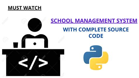 School Management System In Python With Full Source Code Youtube