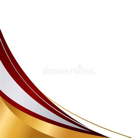 Modern Luxury Curve Border With Line Decoration Stock Vector Illustration Of Header Wave