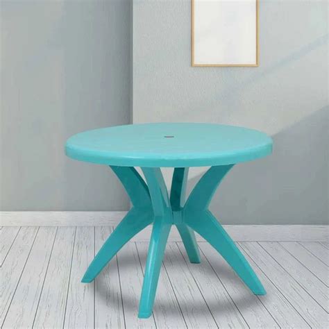 Sky Blue Round Supreme Marina Plastic Table At Rs 1790 In Ranchi Id 2851695584591