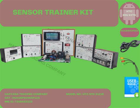 Digital Sensor Trainer Kit With Sensors For Education And Iti Model Name Number Htc