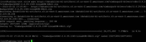 [tableau] databricks 드라이버 설치 centos7