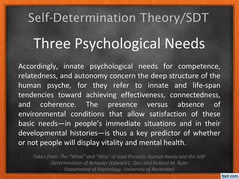 Self Determination Theory Ppt