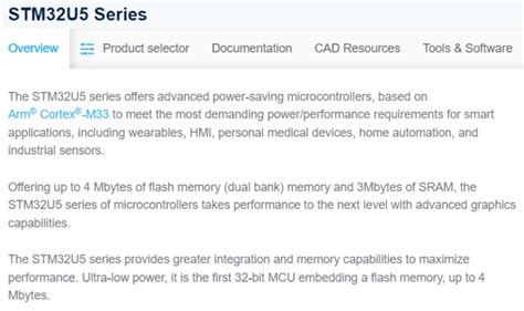 EYE On NPI STMicroelectronics STM U Series Ultra Low Power MCUs EYEonNPI Digikey