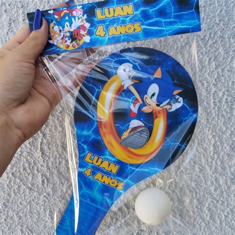 Kit Raquete Ping Pong Sonic Elo7 Produtos Especiais