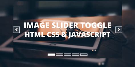 Image Slider Toggle Button With HTML CSS JavaScript DEV Community