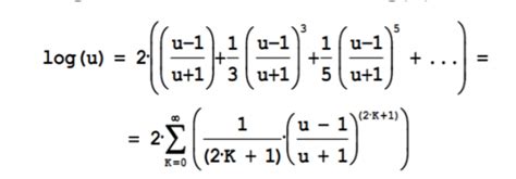 Sumatorio de elementos de una sucesión numérica para aproximar el valor de un logaritmo MATLAB