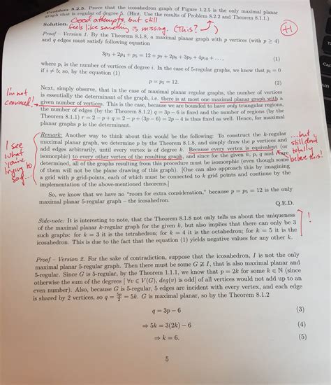 prove that the icosahedron graph is the only maximal planar graph that