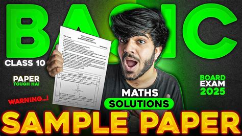 Class 10 Maths Basic Cbse Sample Paper Solutions Cbse Sample Paper