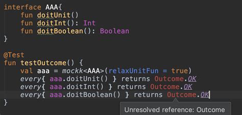 Can T Find Outcome Issue 275 Mockk Mockk GitHub