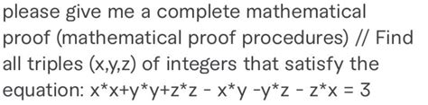 Solved Please Give Me A Complete Mathematical Proof Chegg